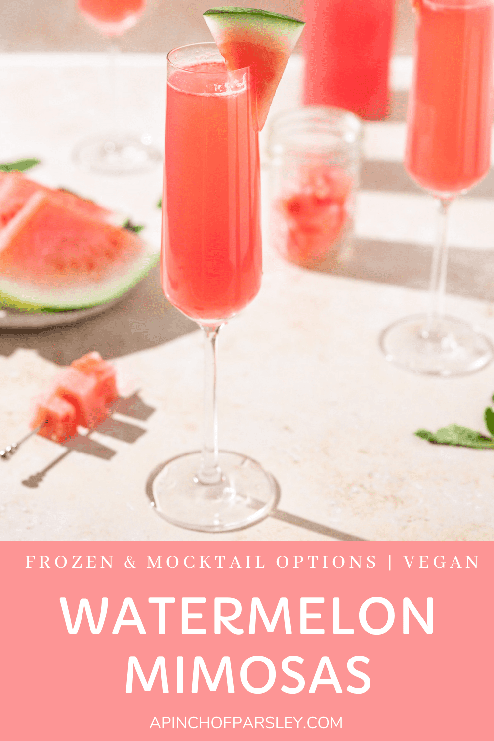 Watermelon Mimosas