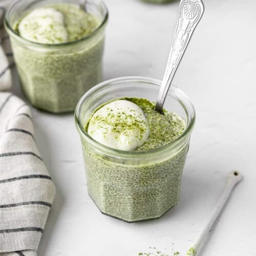 Matcha Chia Pudding - Pinch of Parsley